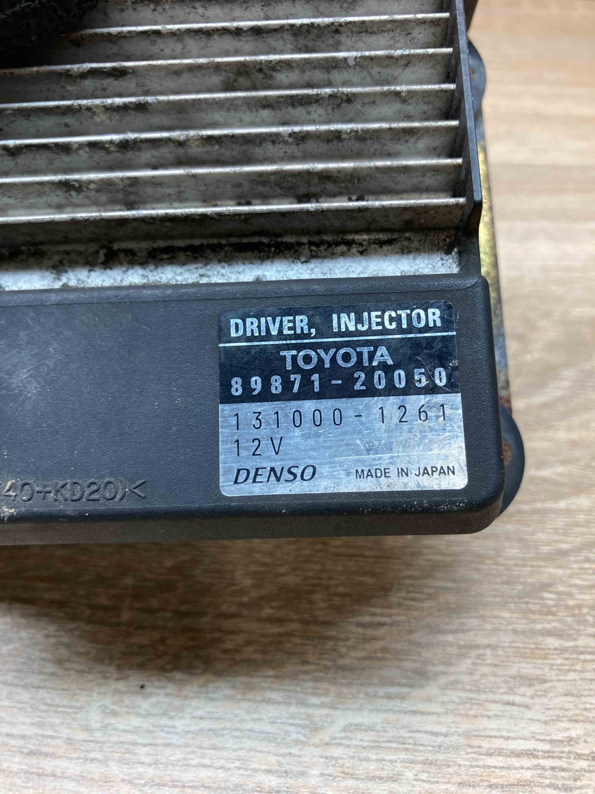 TOYOTA AVENSIS 2.0 D4D INJECTOR DRIVER ECU 89871-20050, 131000-1260 for ...