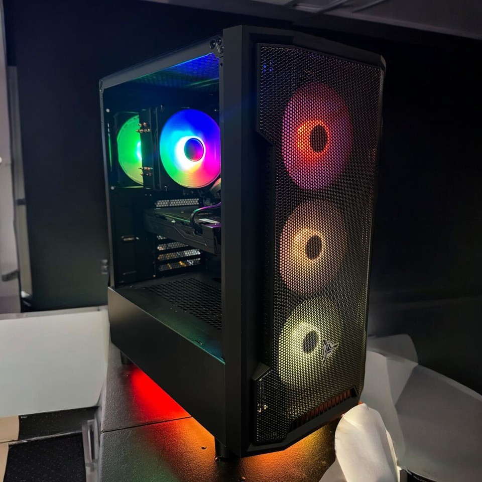 Skytech RGB Gaming PC Desktop i7-8700 up to 64GB DDR4 4TB SSD AMD RX580 ...