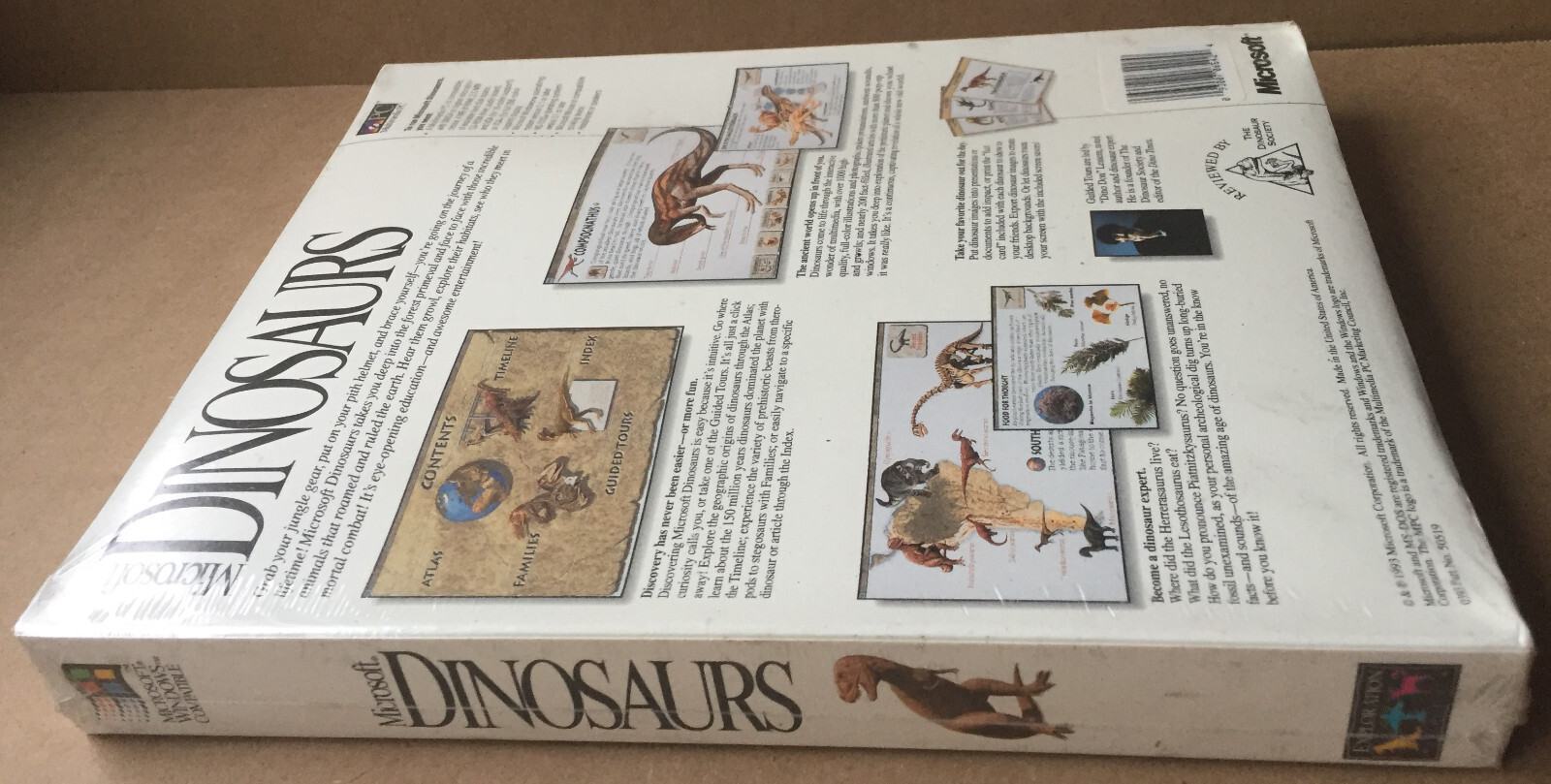 Microsoft Dinosaurs PC CD-ROM Big Box NEU | eBay