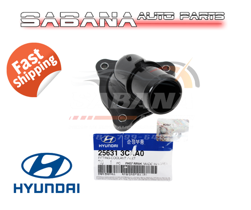 NEW OEM Engine Coolant Inlet For Kia Sorento 10-18 3.3L 3.5L 25631 ...