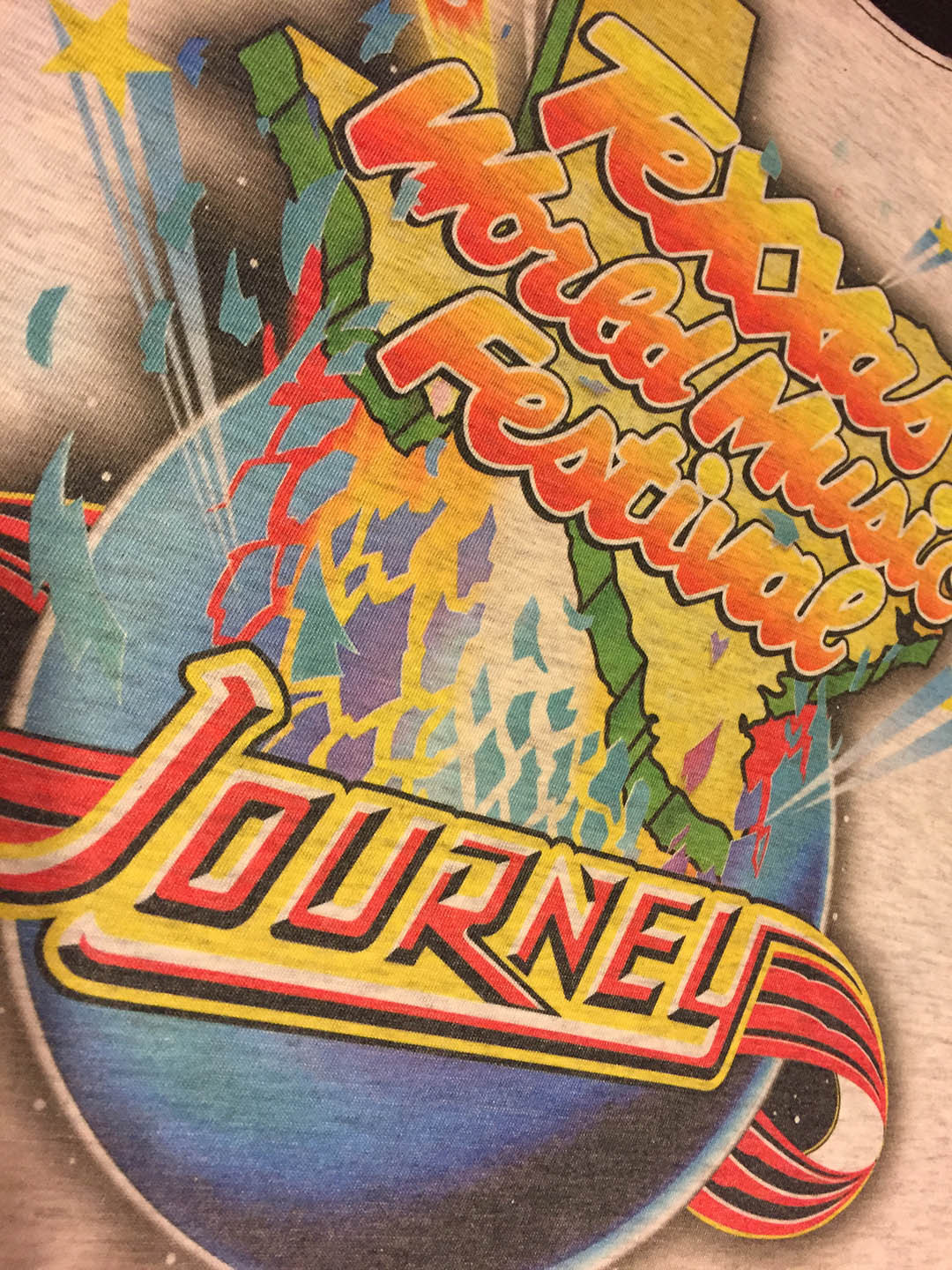 Texxas Jam 1982 Vintage Tour JERSEY T-SHIRT Santana Hagar | eBay