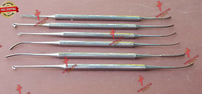 Phlebectomy Varady Extractors And Skin Hooks 6 Piece Of Set Plastic ...