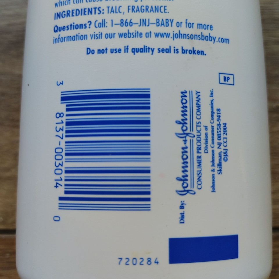 DISCONTINUED 2004 Original Johnson's Baby Powder Silky Soft Talc 22oz 3 ...