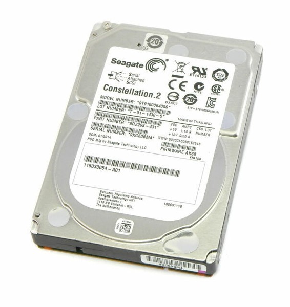 Seagate Constellation ES.2 1TB, Internal, 7200 RPM, 2.5", (ST91000640SS ...