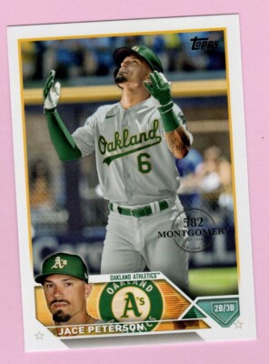 2023 Topps 582 Montgomery Club #619 Jace Peterson Oakland Athletics | eBay