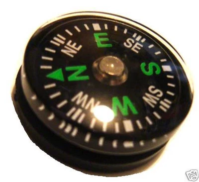 EXPLORER MINI BUTTON COMPASS 20mm 2cm MAP | Grelly UK