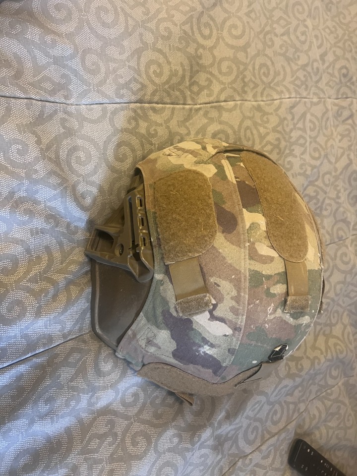 USED MD Ceradyne IHPS Integrated Head Protection System ECH Helmet NVG ...