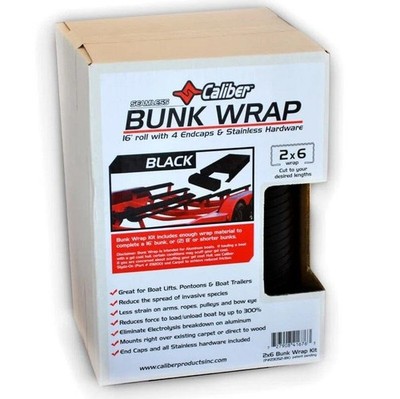 Caliber Bunk Wrap Kit Black 16' x 2 x 6" with End Caps #23052-BK | eBay
