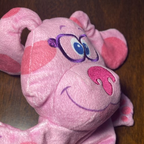 Blue’s Clues Nickelodeon Hand Puppet - MAGENTA Pink Dog 2021 Melissa ...