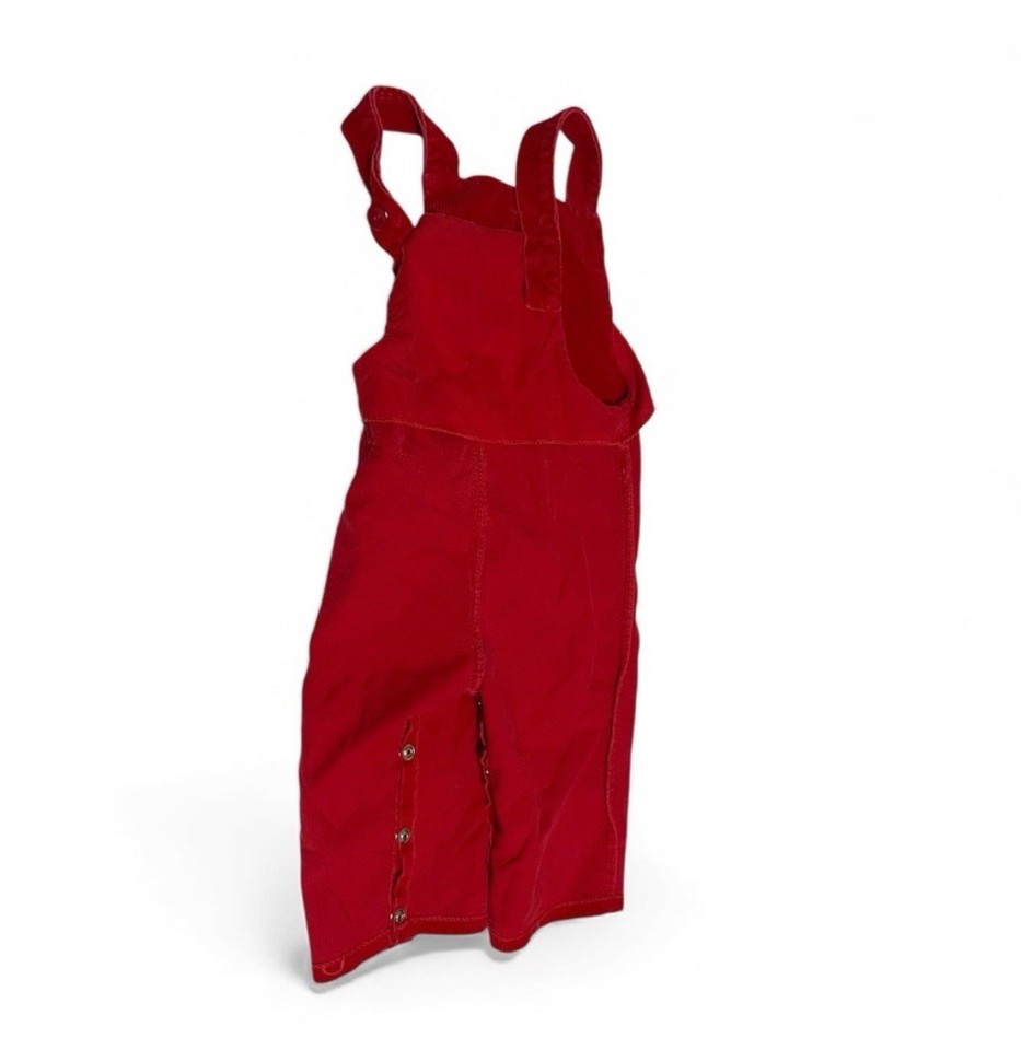 Vintage Kmart red corduroy overalls size 18months 100% cotton | eBay