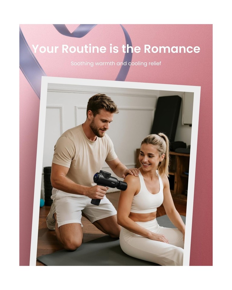 RENPHO Massage Gun with Heat and Cold, FSA Eligible HSA, Valentines ...