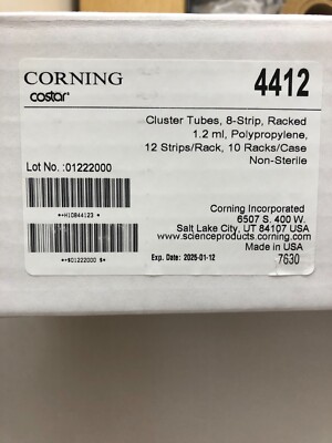 Corning™ 96-Well Cluster Tube System, Cat #4412 | eBay