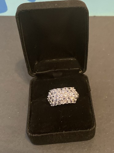 Technibond Dome Ring Several Stones Silver 925 Size 5 | eBay