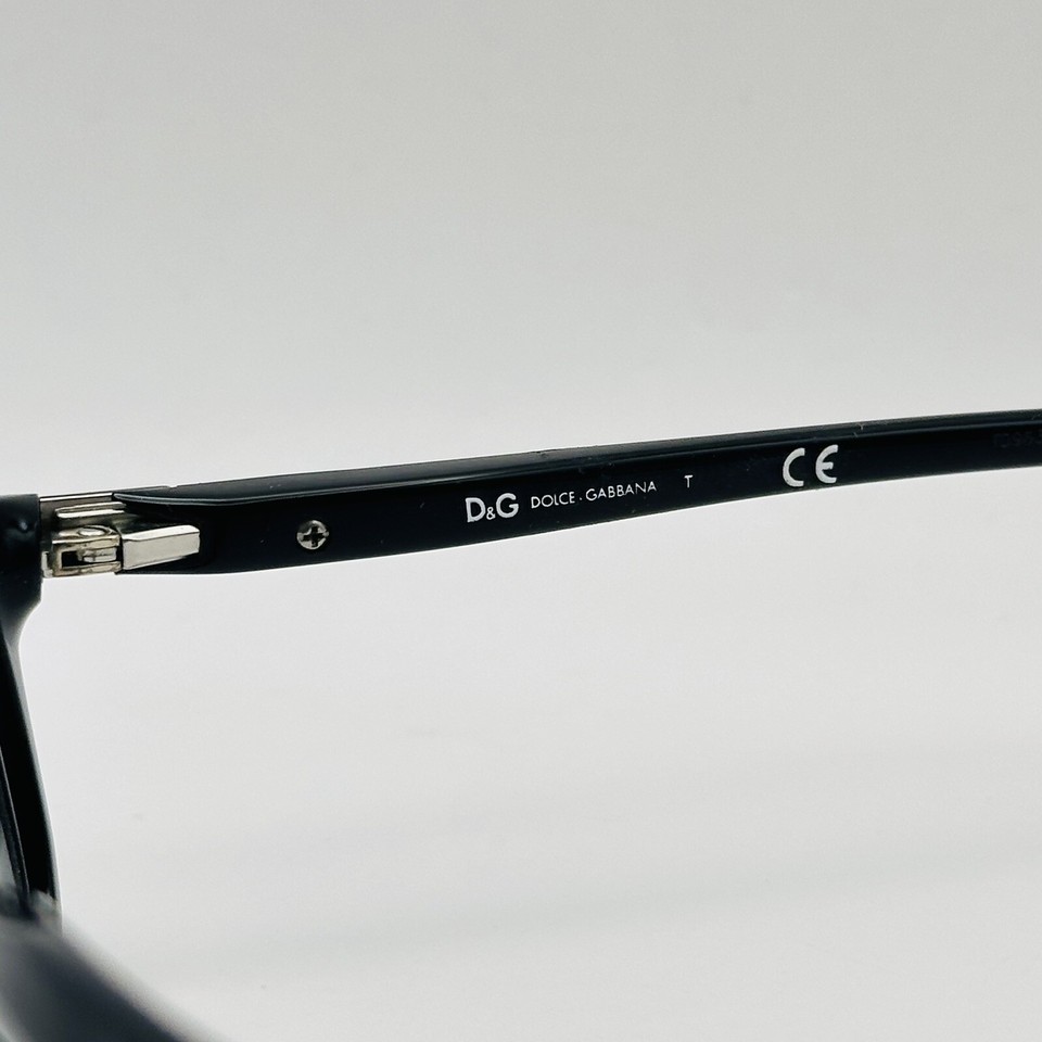Dolce Gabbana Eyeglasses Women Oval Black Mod. DG 1214 D&G Logo NEW ...