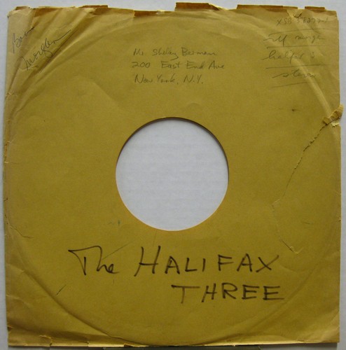 HALIFAX THREE s/t 1963 US Promo ACETATE LP Denny Doherty FOLK Mamas ...