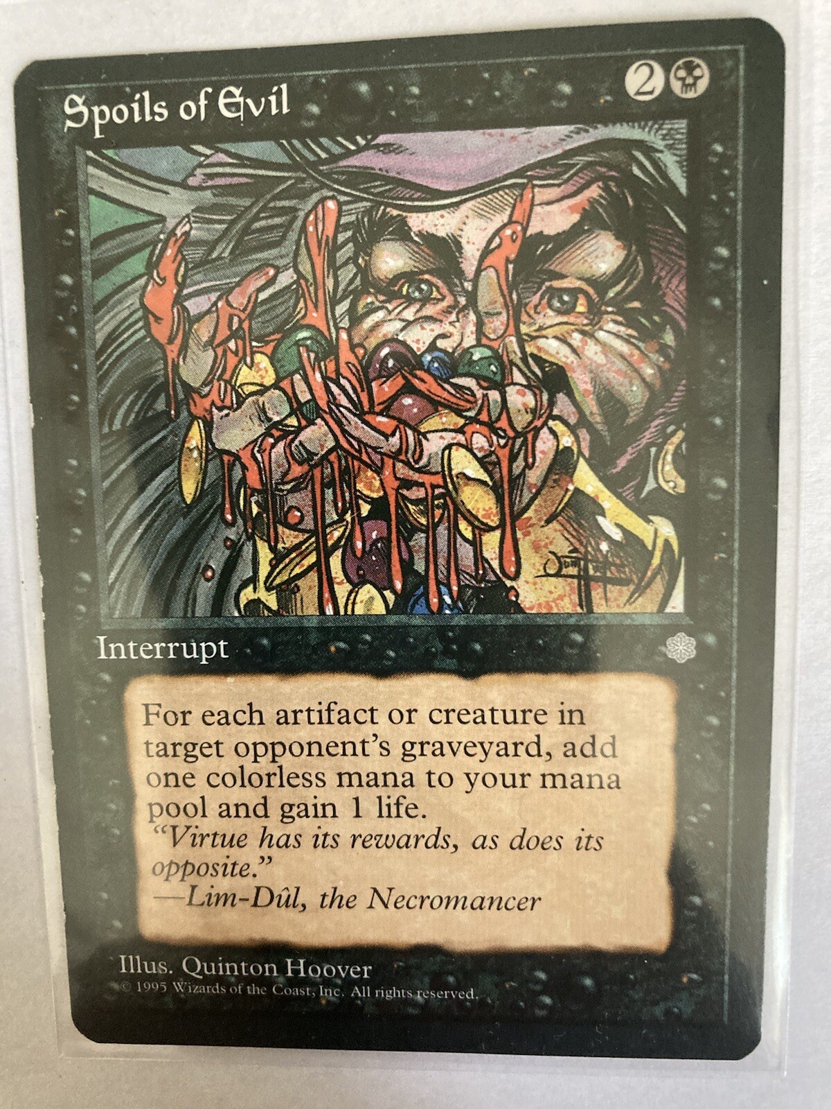 Spoils of Evil - Magic the Gathering (MTG) Card - Ice Age - Interrupt ...
