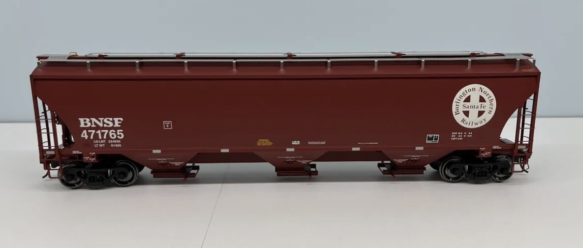 ATLAS O 2-RAIL BNSF TRINITY 5161 COVERED HOPPER CAR (#11) O SCALE ...