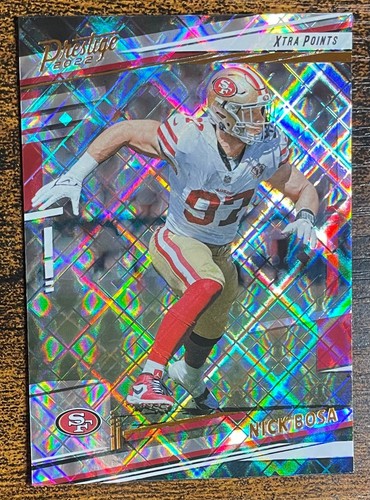 2022 Nick Bosa Panini Prestige Xtra Points Diamond Parallel 49ers | eBay