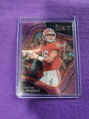 Trevor Lawrence select purple lazer Field Level #136 | eBay
