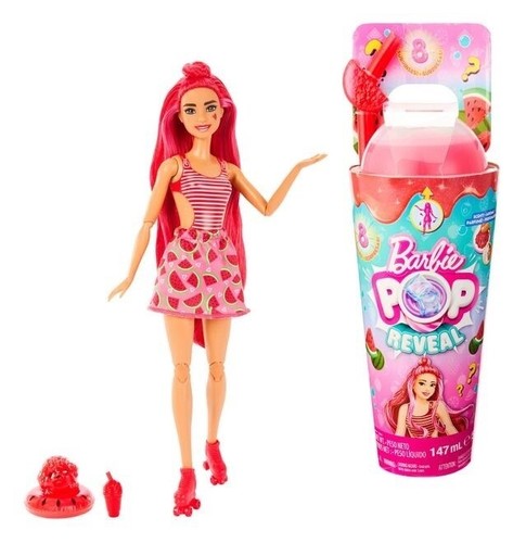 MATTEL Barbie Pop Reveal Fruit Series Watermelon Crush Doll HNW43 ...