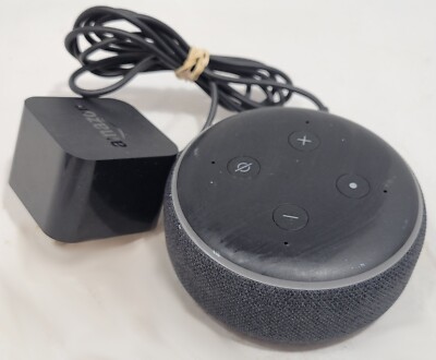 Amazon C78MP8 Echo Dot 3rd Gen Smart Speaker C78MP8 Black with Power ...