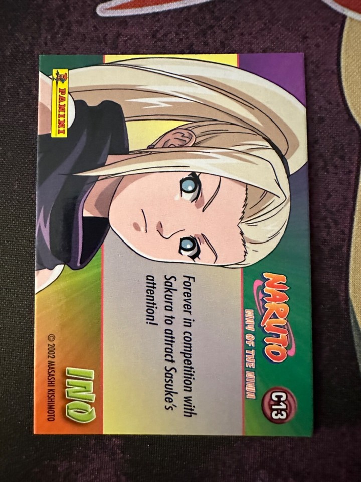 Ino Character Card C13 Way of the Ninja Panini Naruto CCG NM | eBay