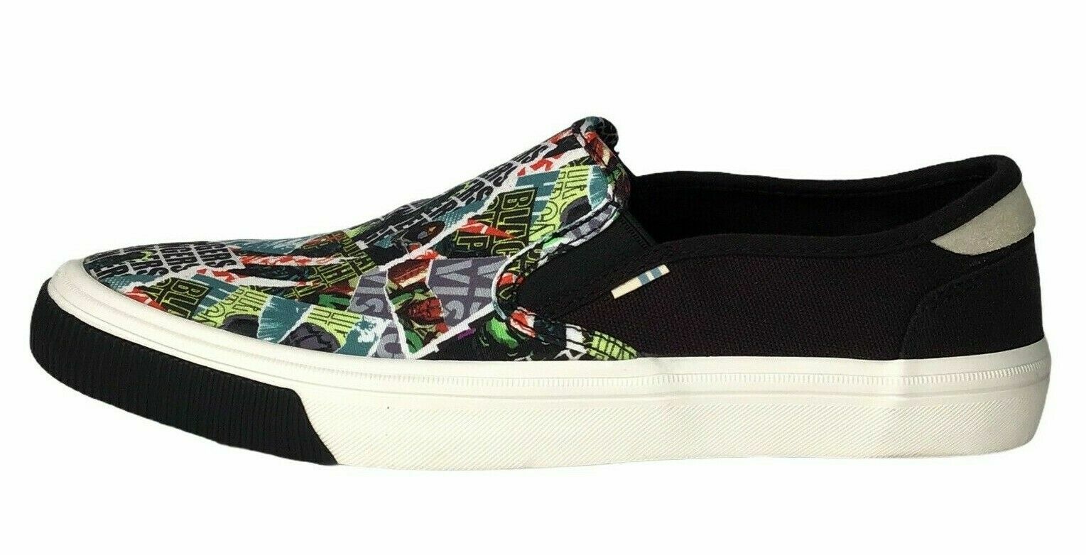 TOMS x Marvel Collab Avengers Mens Slip On Shoes Limited Edition Sz 9.5 ...
