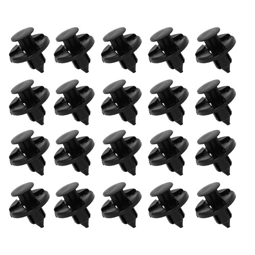 20Pcs Plastic Car Rivets Retainer Fastener Mud Flaps Bumper Clips For ...