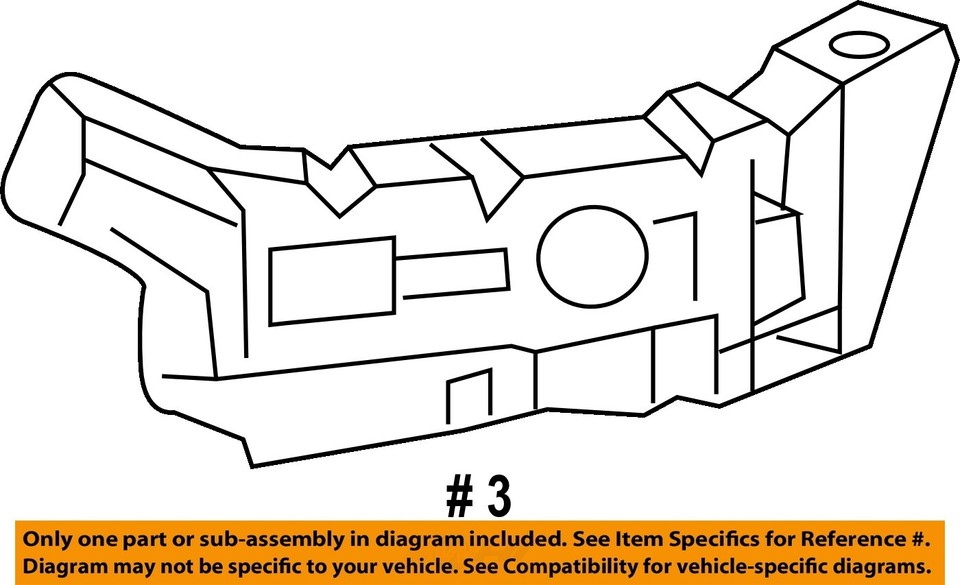GM OEM 14-15 Sierra 1500 Front Bumper Bumper Components-Side Retainer ...