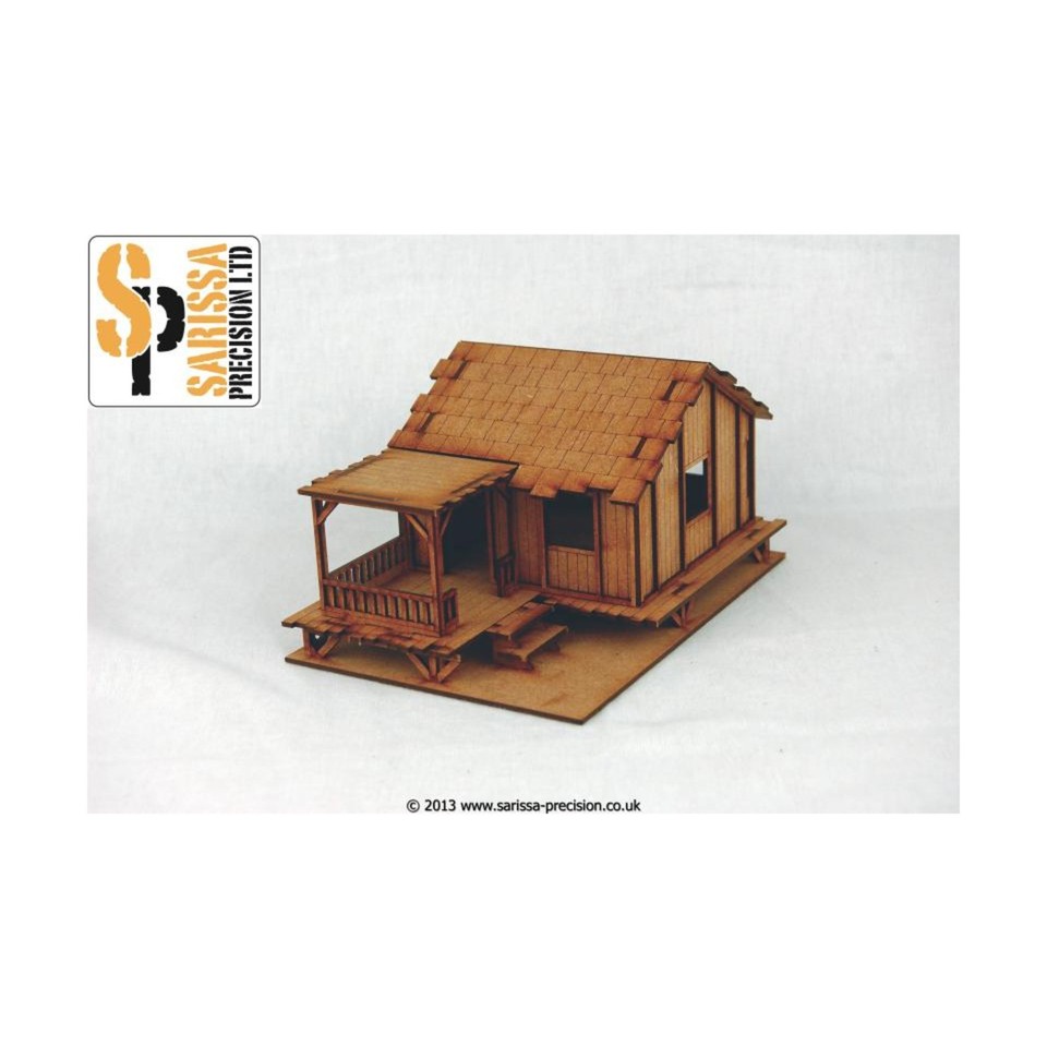 Sarissa Precision Terrain Low Planked-Style Village House Pack SW (New ...