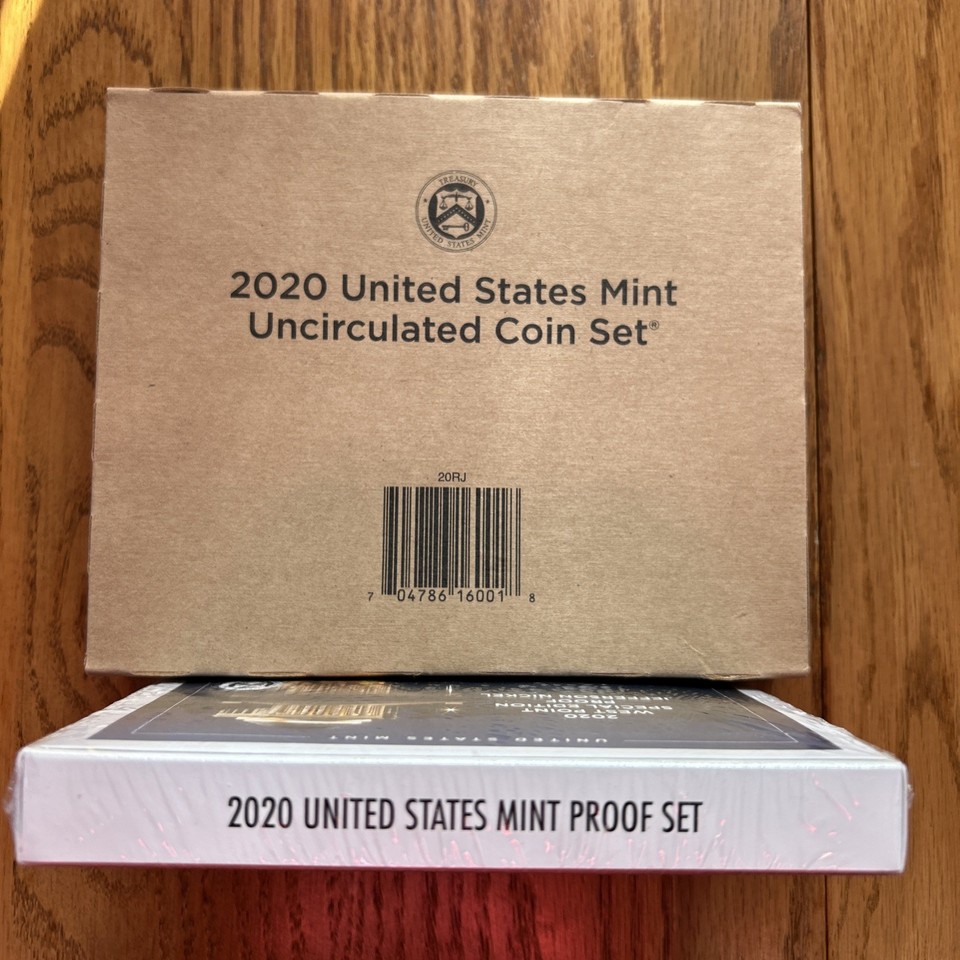 2020 Proof and Uncirculated 2 Annual US Mint Coin Sets PDS 30 Coins + W ...
