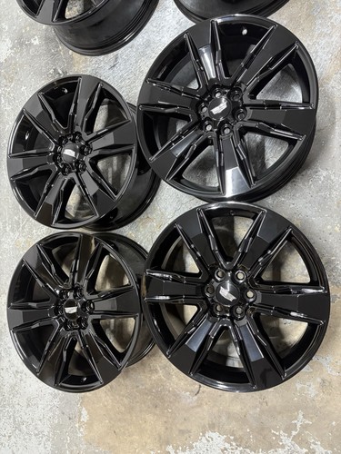Cadillac XT5 XT6 2018-2024 20" Inch Gloss Black Wheels Oem Factory 5799 ...