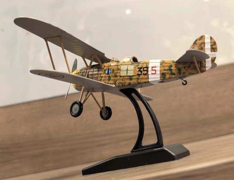 1:72 WWII Regia Aeronautica IMAM Ro.37 Biplane Model Diecast Military ...