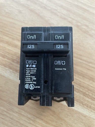 BR2125 Eaton 125 Amp 240 Volt Circuit Breaker New | eBay