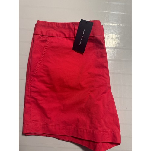 Tommy Hilfiger Women's Pink Chino Shorts Size 12 5 Inch Inseam NWT | eBay