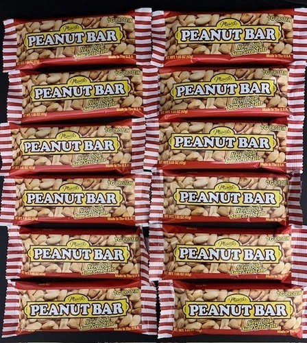 12 x- Old Dominion/Mascot Peanut Block Bars Candy- Classic Sweet ...