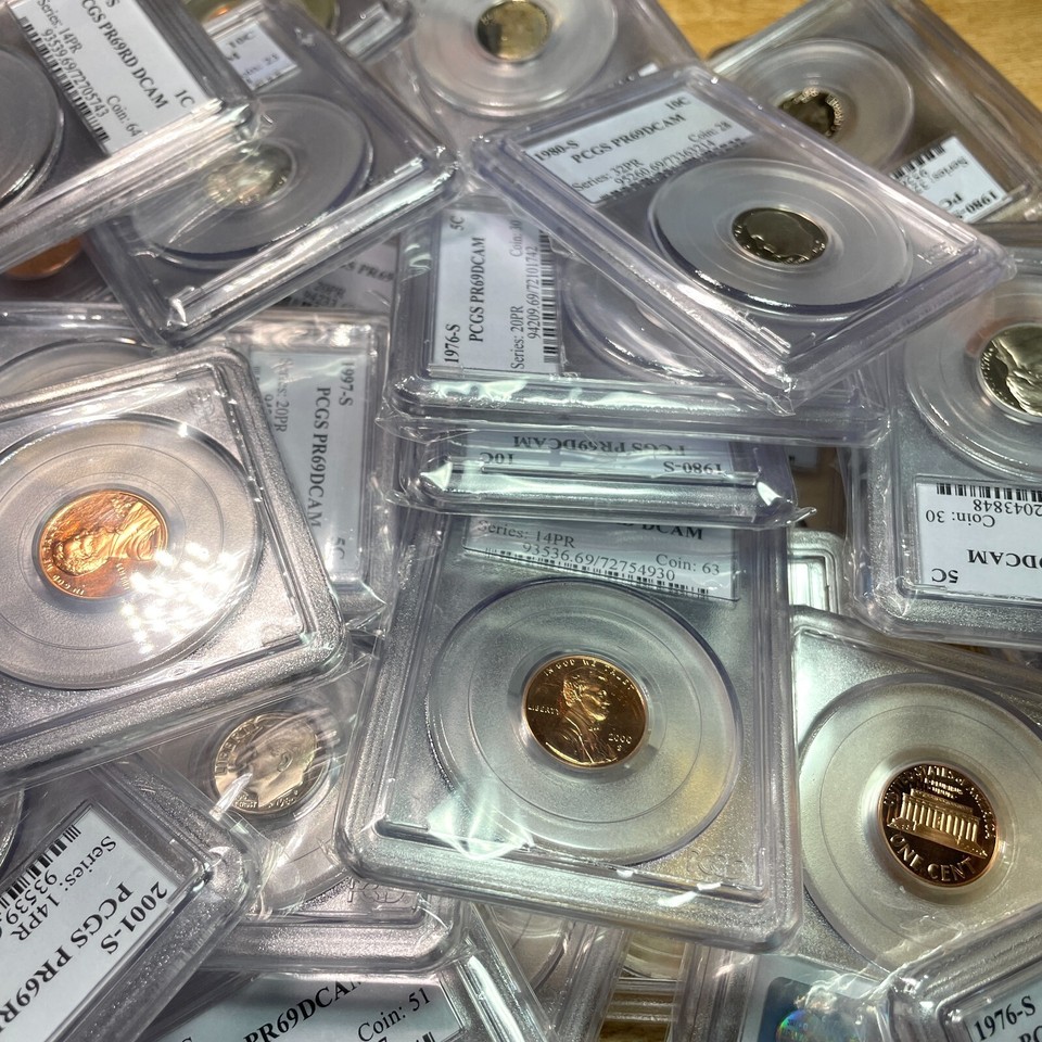 1x Coin in PCGS Slab - Slabbed Coin - Mostly Proofs - Graded ...