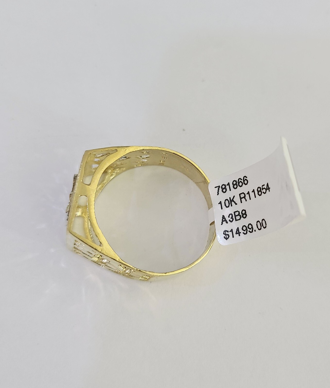 Real 10k Initial B Casual Ring Alphabet Yellow Gold 10kt Genuine | eBay