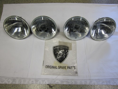 Lamborghini Countach headlights complete set, lights Carello NEW | eBay
