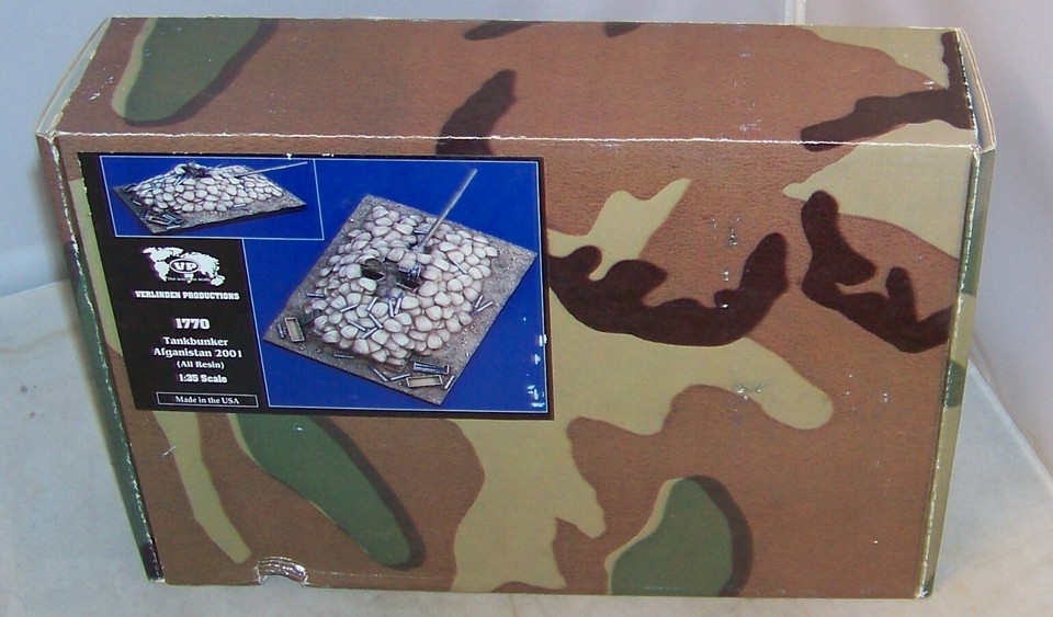 VERLINDEN 1:35 SANDBAG FORTIFIED TANK TURRET BUNKER AFGHANISTAN 2001 ...
