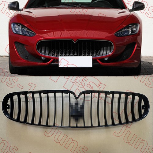 For Maserati GranTurismo 2008-2017 Glossy Black Front Bumper Center ...