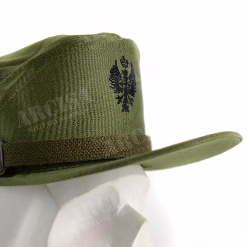 Original Spain Spanish military visor cap army navy peaked hat olive ...
