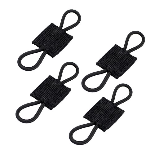 4PCS Tactical Binding Retainer MOLLE Elastic Ribbon Buckle For PTT ...