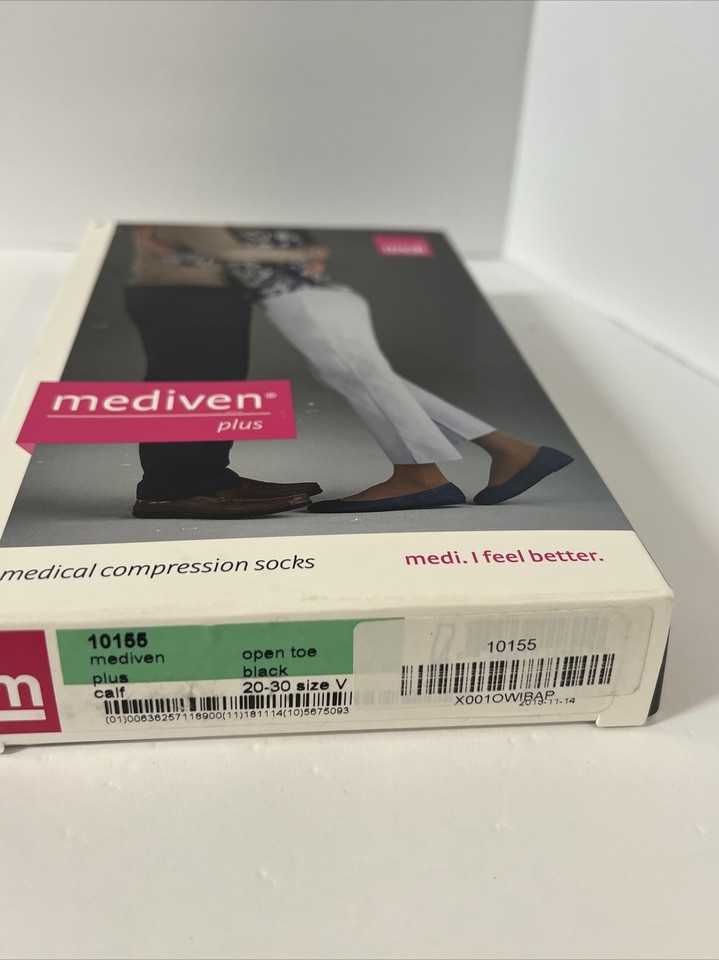 Mediven Plus Compression Socks Unisex Calf CT V Black 20-30 10155 | eBay