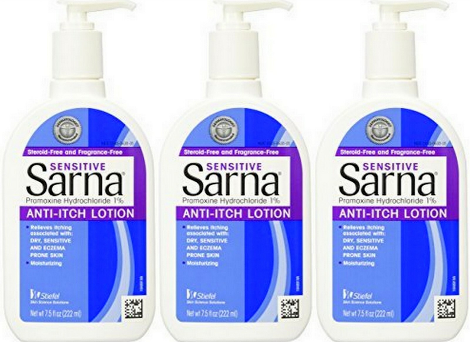 Sarna SENSITIVE Anti-Itch Lotion 7.5oz ( 3 pack ) ~ 303160230752 | eBay