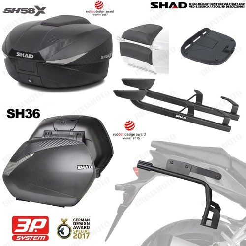 Set SHAD Coffre SH58X + Valises 3P SH36 Honda NC700 X / S'12-13 | eBay