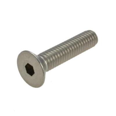 100X K3X14-ISO10642-A4 Schraube M3x14 0,5 Kopf: Senkkopf Sechskant HEX ...