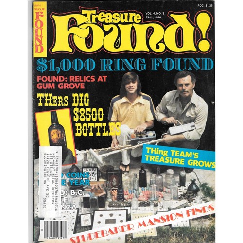 Treasure Found! Magazine - Treasure Hunting Metal Detecting Fall 1978 ...