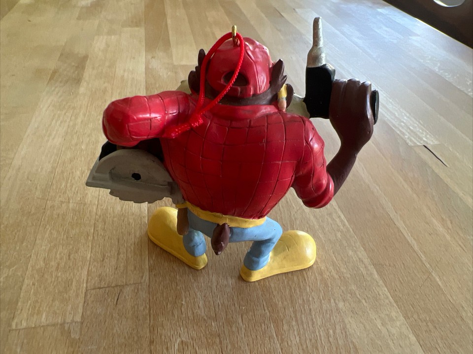 Power Tool Taz Tasmanian Devil Ornament, 1998 Warner Brothers Looney ...