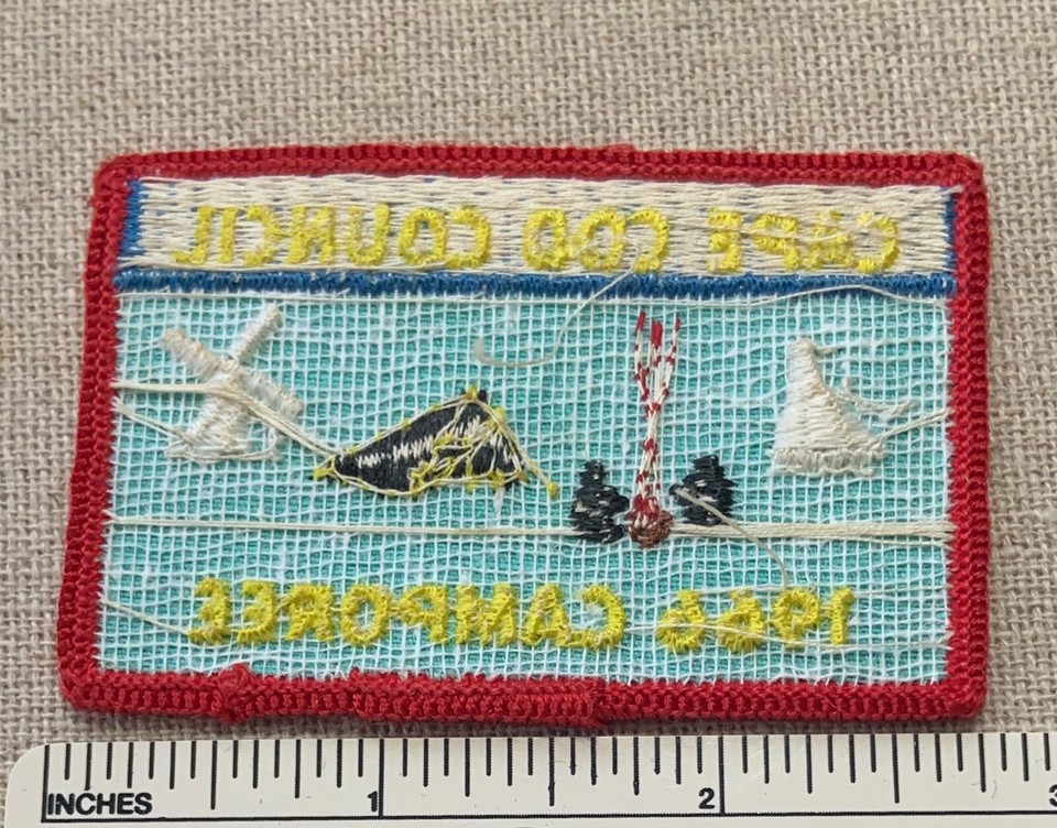 Vintage 1966 CAPE COD COUNCIL Boy Scout Camporee PATCH Uniform Badge ...